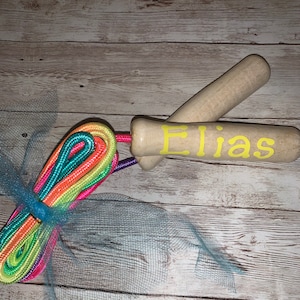 Personalized Jump Rope, Kids Jump Rope, Rainbow Jump Rope, Kids ...