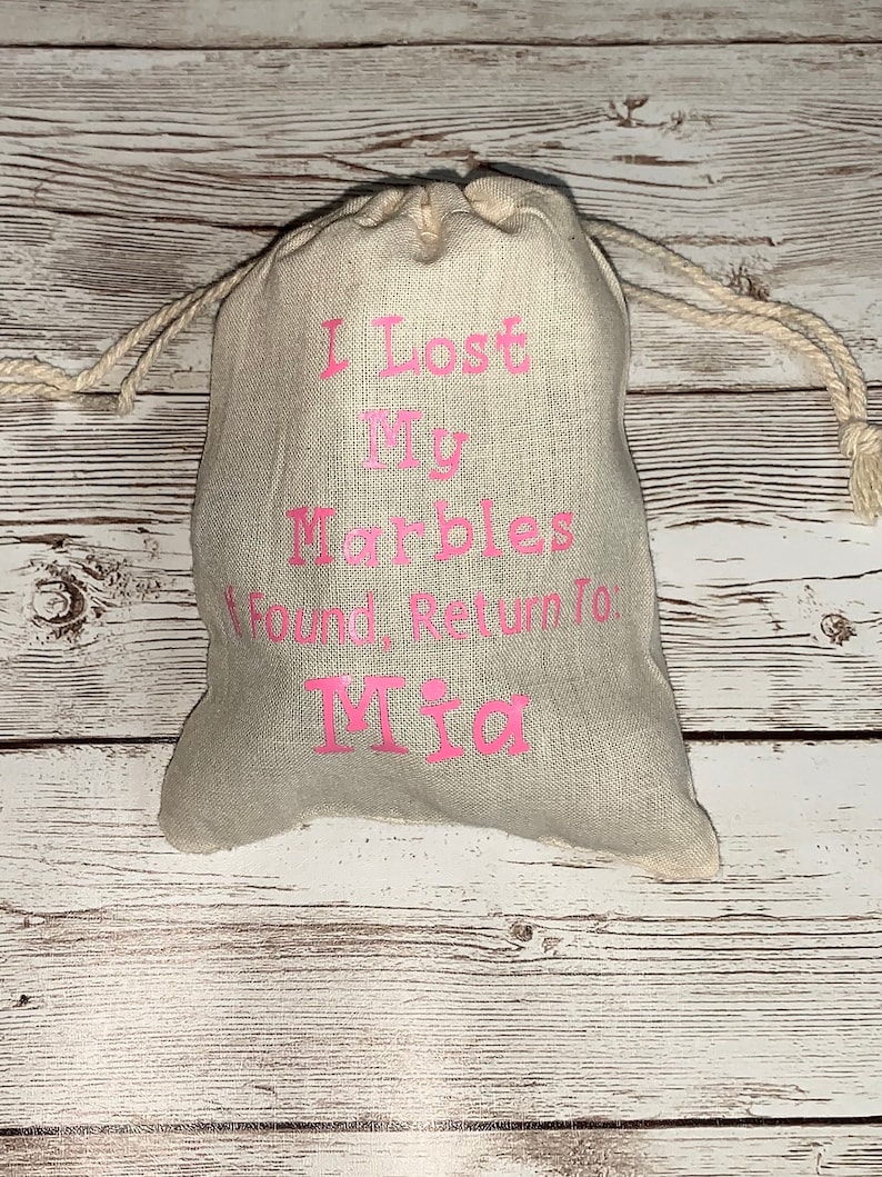 Marbles Personalized Bag of Marbles Marble Game Marble | Etsy