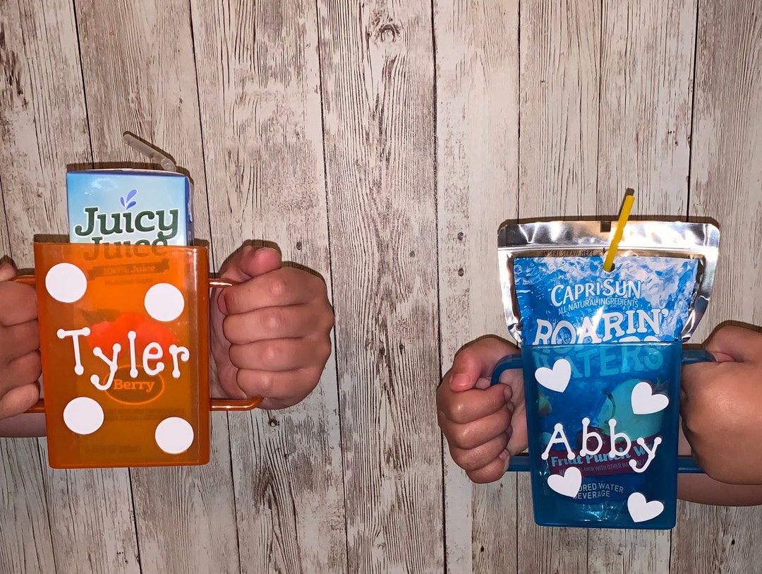 Juice Box Holder, Personalized Juice Box Holder, Juice Holder, Drink ...