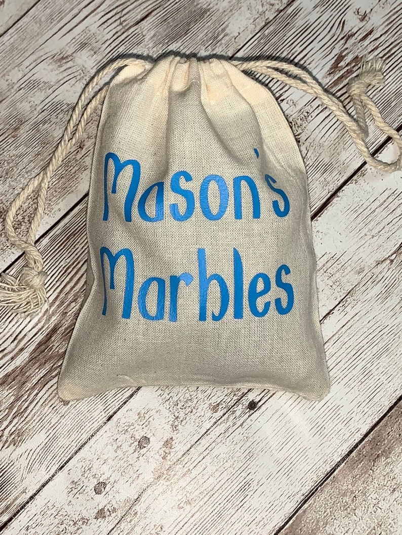 Marbles Personalized Bag of Marbles Marble Game Marble | Etsy