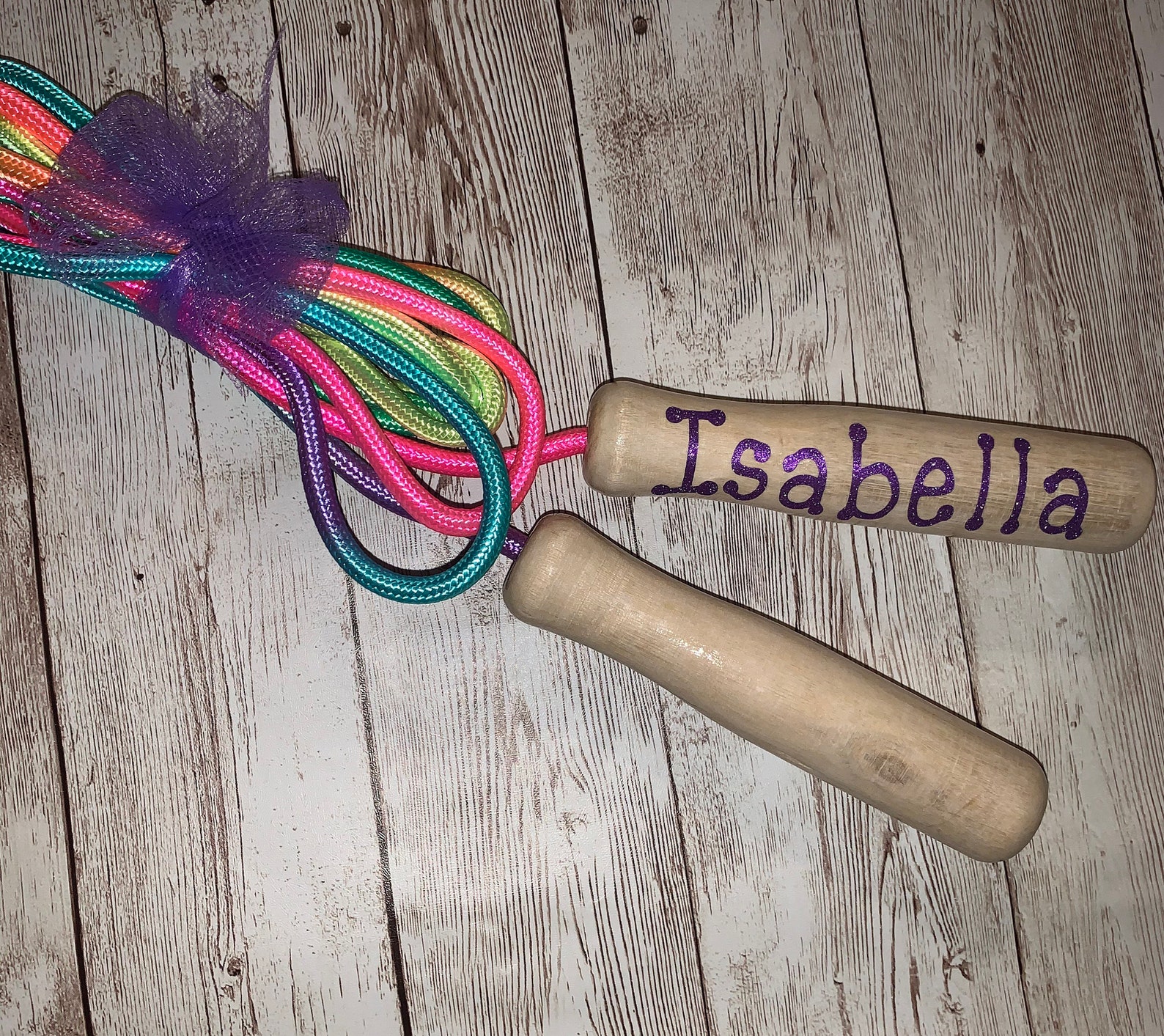 Personalized Jump Rope Kids Jump Rope Rainbow Jump Rope - Etsy