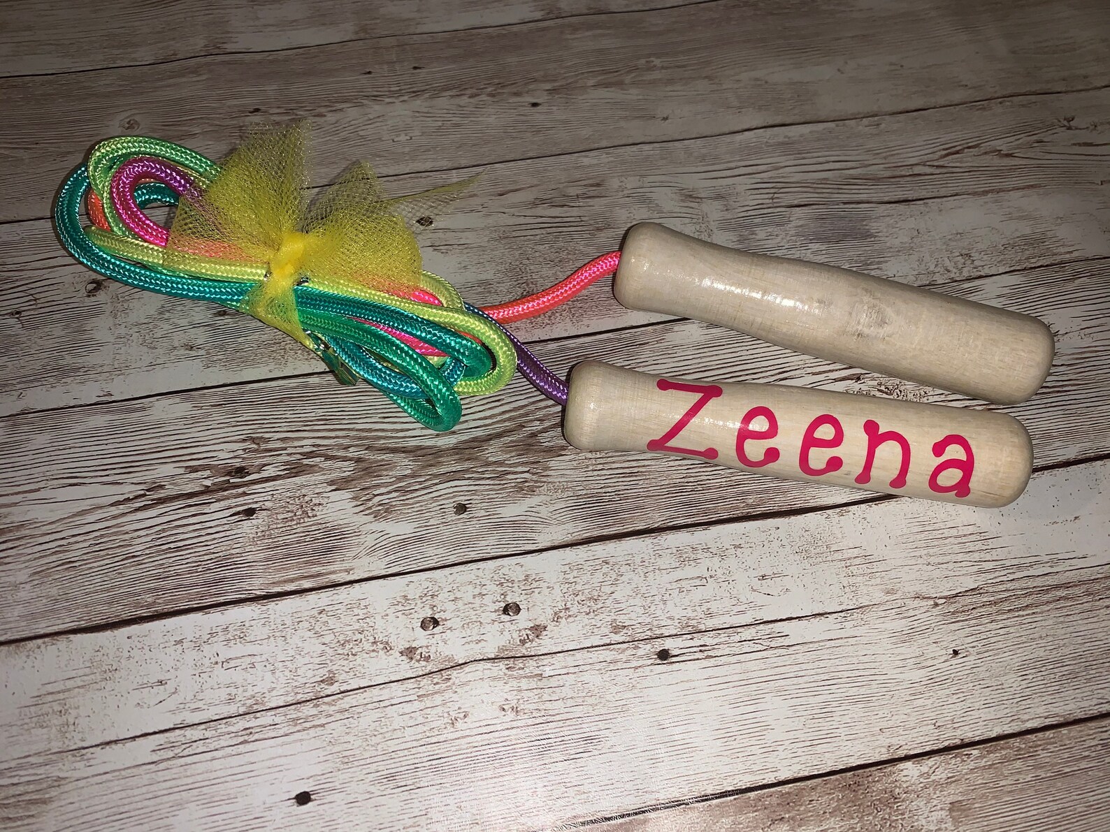 Personalized Jump Rope Kids Jump Rope Rainbow Jump Rope - Etsy