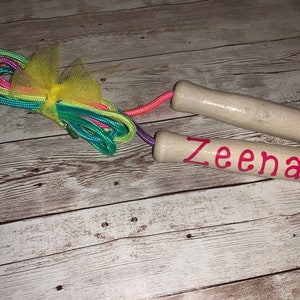 Personalized Jump Rope, Kids Jump Rope, Rainbow Jump Rope, Kids ...