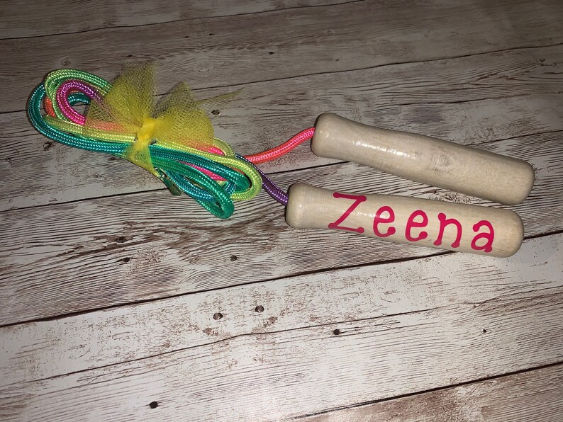 Personalized Jump Rope Kids Jump Rope Rainbow Jump Rope - Etsy