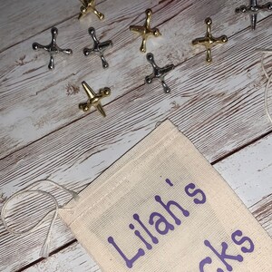 Personalized Jacks, Jack & Ball Set, Vintage Style Jacks, Retro Games ...