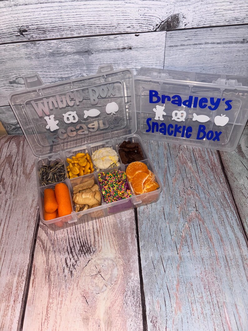 Travel Snack Container, Personalized Snack Container, Snackle Box ...
