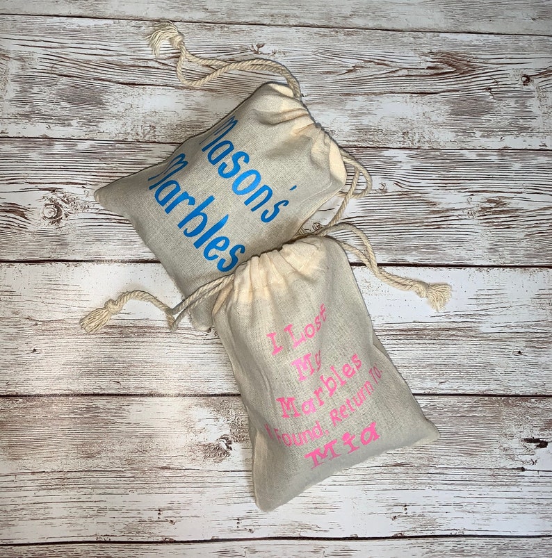 Marbles Personalized Bag of Marbles Marble Game Marble | Etsy