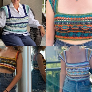 PATTERN // Crochet Totally Textured Top - Etsy