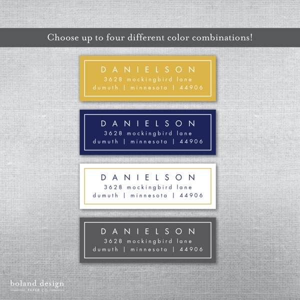 Self Adhesive Address Labels - Etsy