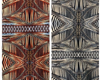 Mulit Floral Pattern on Stretch Bulgari Jersey Polyester | Etsy