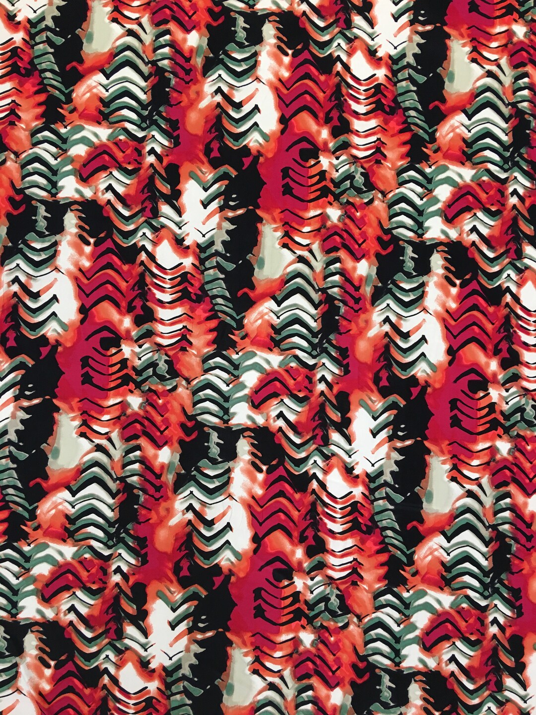 Polyester DTY 2 Ways Stretch Light Weight Abstract Design Fabric - Etsy