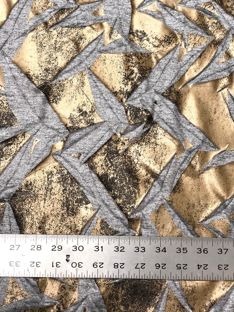 Polyester Spandex 2 Ways Stretch With Crinkle 2 Tone Matte Foil Kamang ...