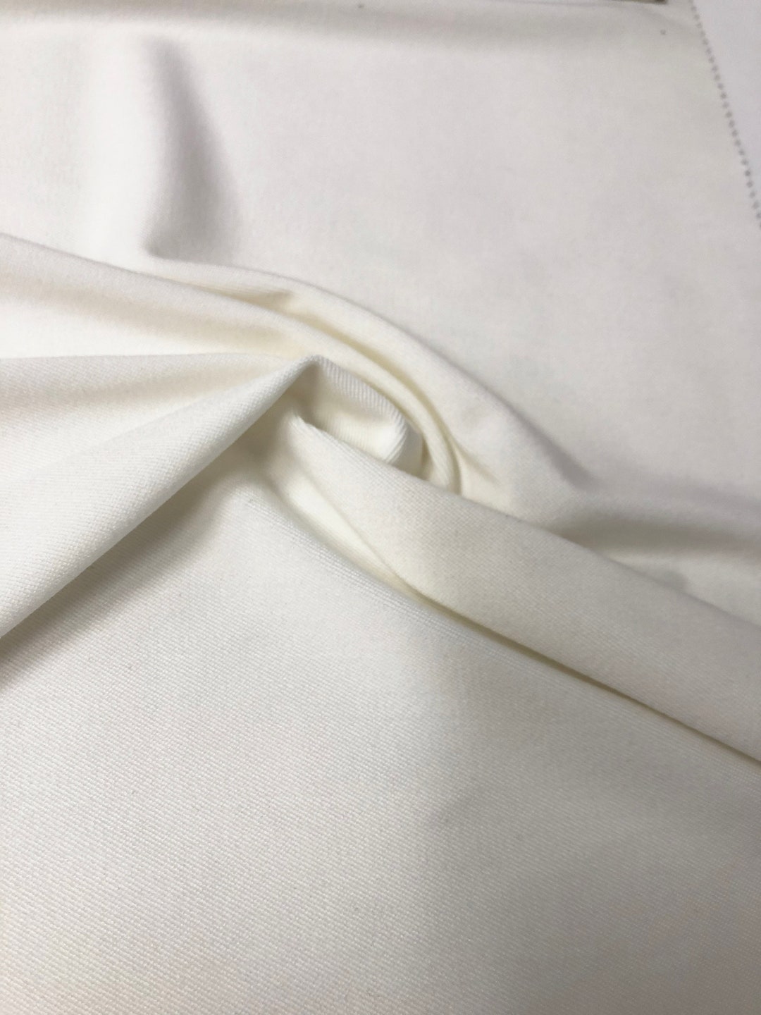 Polyester Spandex off White 2 Way Stretch Fabric by the Yard - Etsy