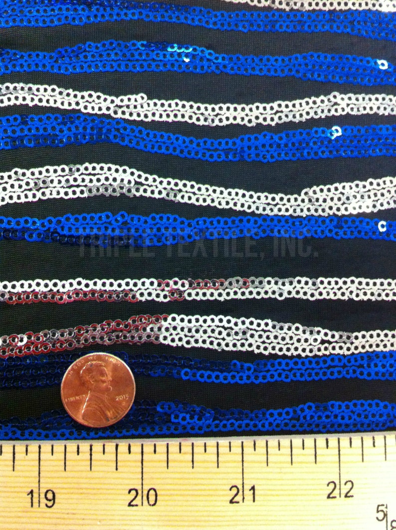 3mm Shiny Mini Micro Sequin Line Waves Pattern on Black - Etsy