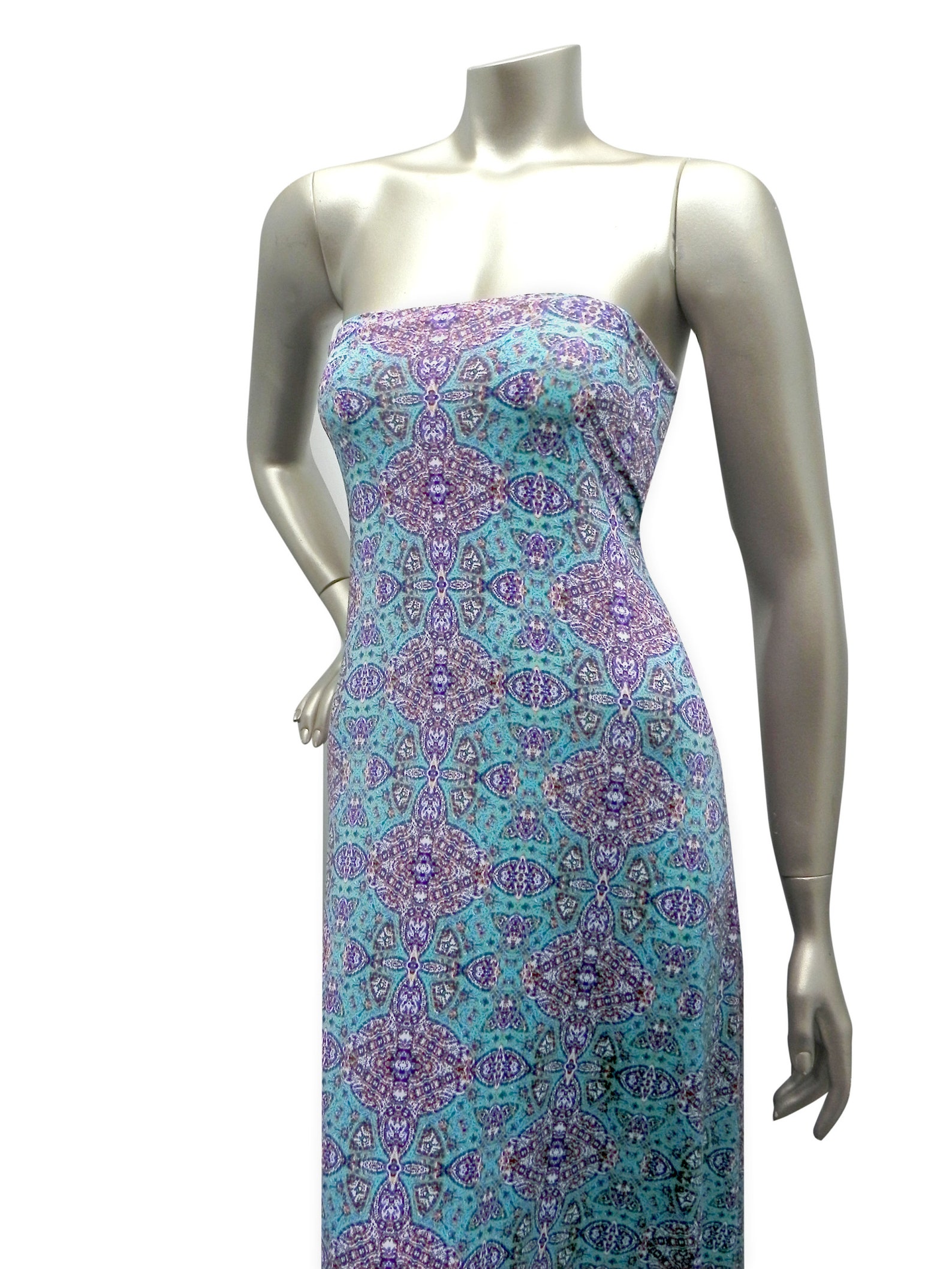 Abstract Design Fabric on Polyester Venezia Spandex 2 Ways - Etsy