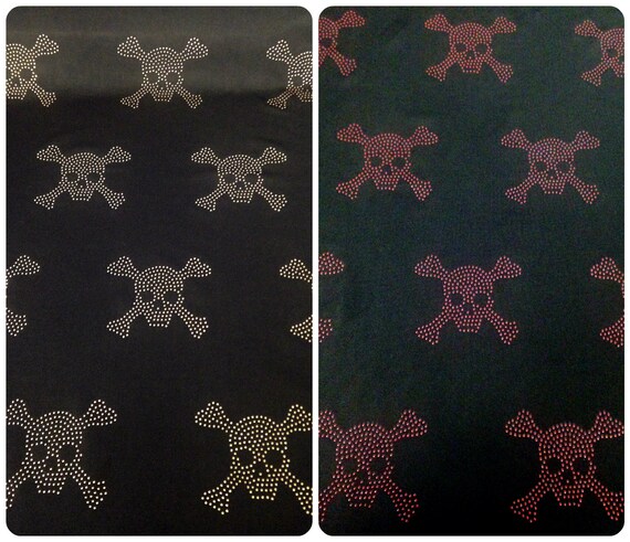 Skull & Crossbones Pattern Mini Metallic Dew Drop Studs on | Etsy