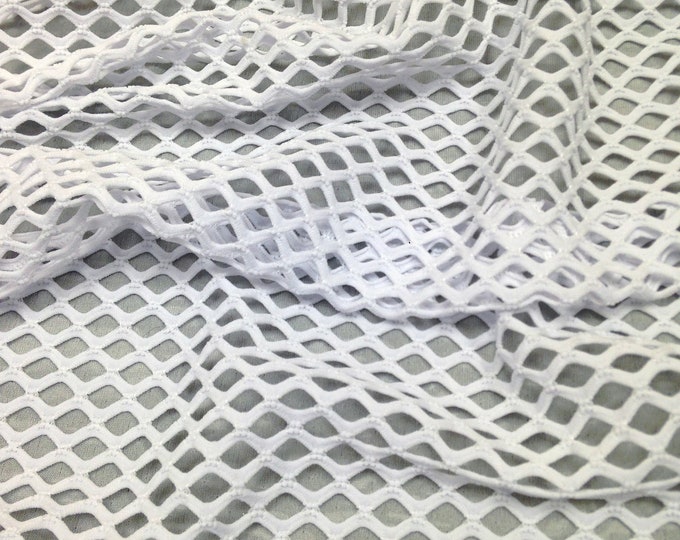 Small Fish Net Mesh 0.4 Inch Diamond Mesh Stretch Polyester Spandex ...