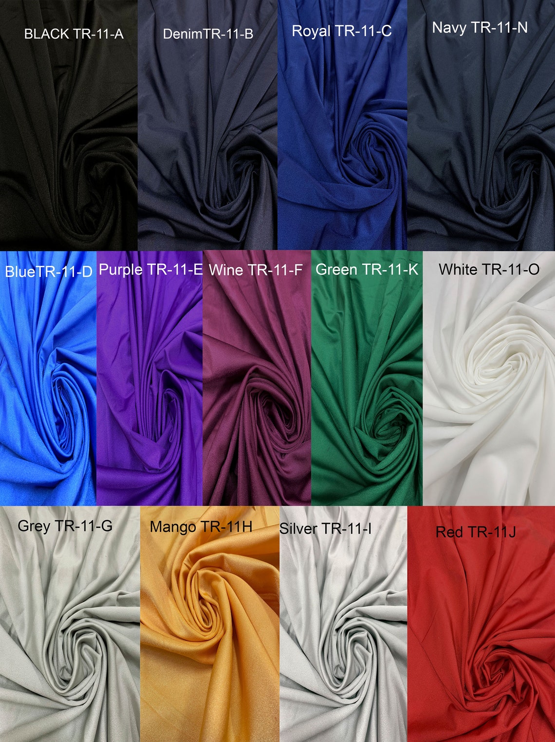 Nylon Spandex Heavy Weight 4 Ways Stretch Solid Fabric - Etsy