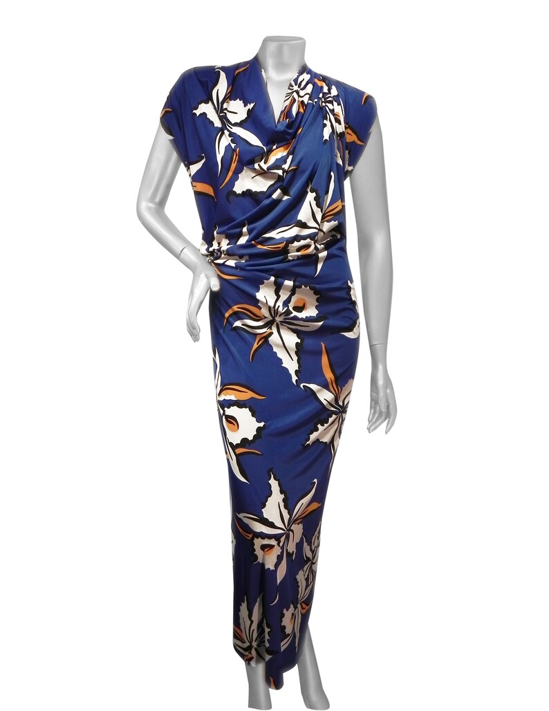 Floral Design Polyester Single Spun 2 Ways - Etsy