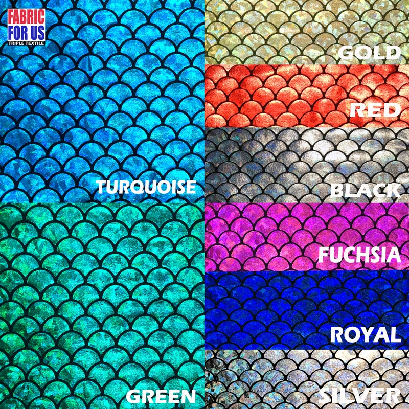 Fish Scale Fabric - Etsy