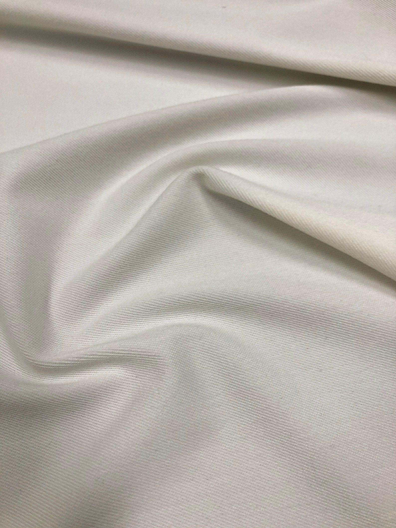 Polyester Spandex off White 2 Way Stretch Fabric by the Yard - Etsy