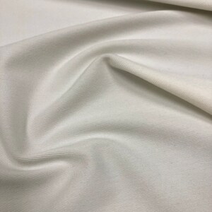 Polyester Spandex off White 2 Way Stretch Fabric by the Yard - Etsy