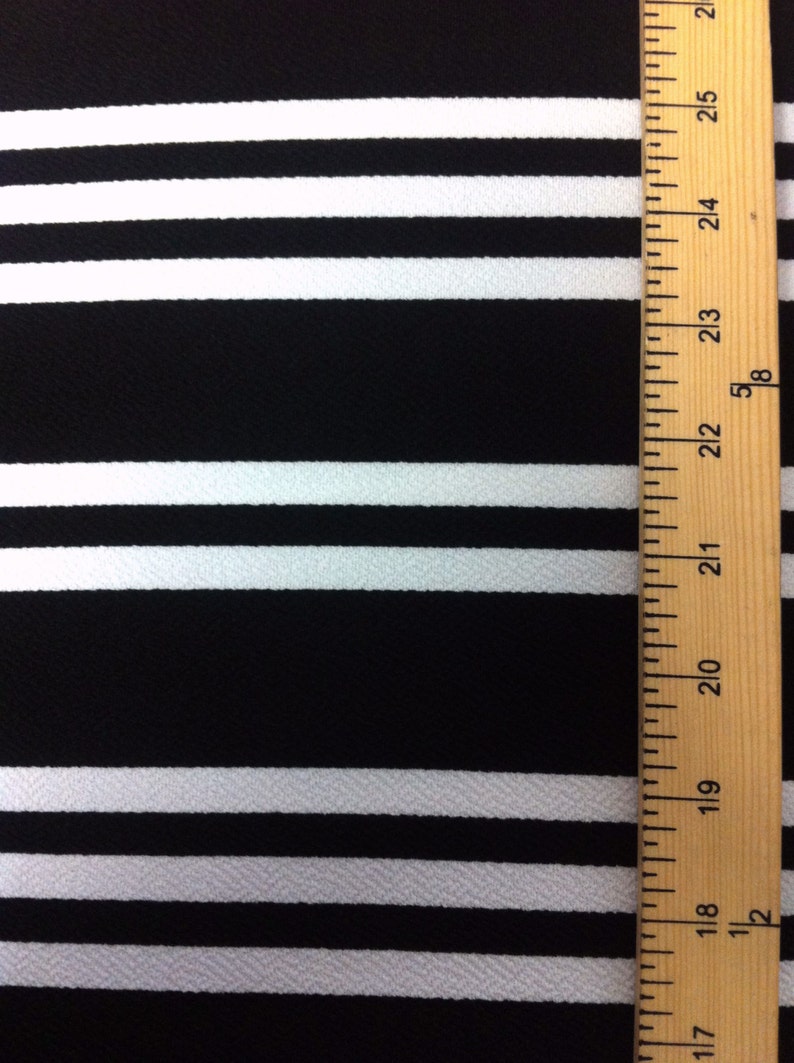 White Stripes Pattern on Colored Stretch Polyester Spandex | Etsy