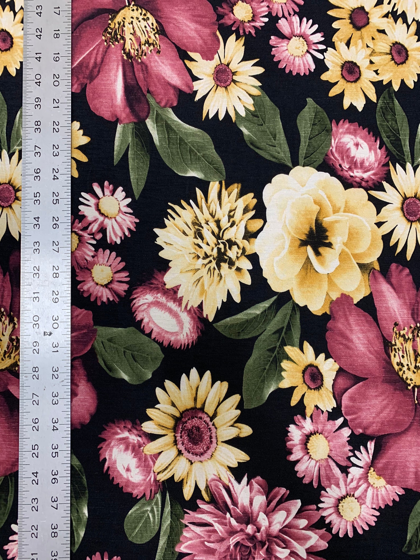 Mulit Floral Pattern on Stretch Bulgari Jersey Polyester Spandex Fabric ...