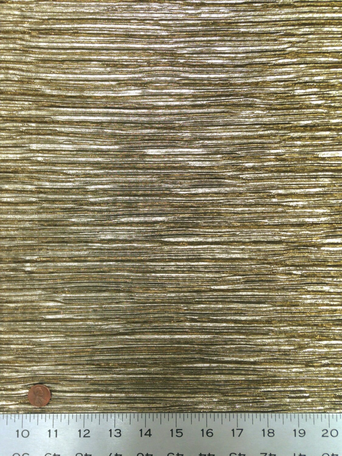 Shiny Metallic Computer Foil on Black Lightweight Mini Pleat Bodre ...