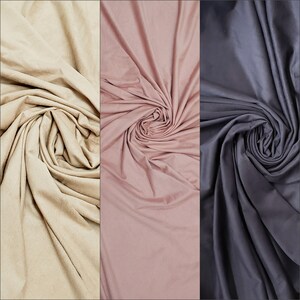 100% Polyester Light Weight Very Soft Suede Fabric by the Yard - Etsy