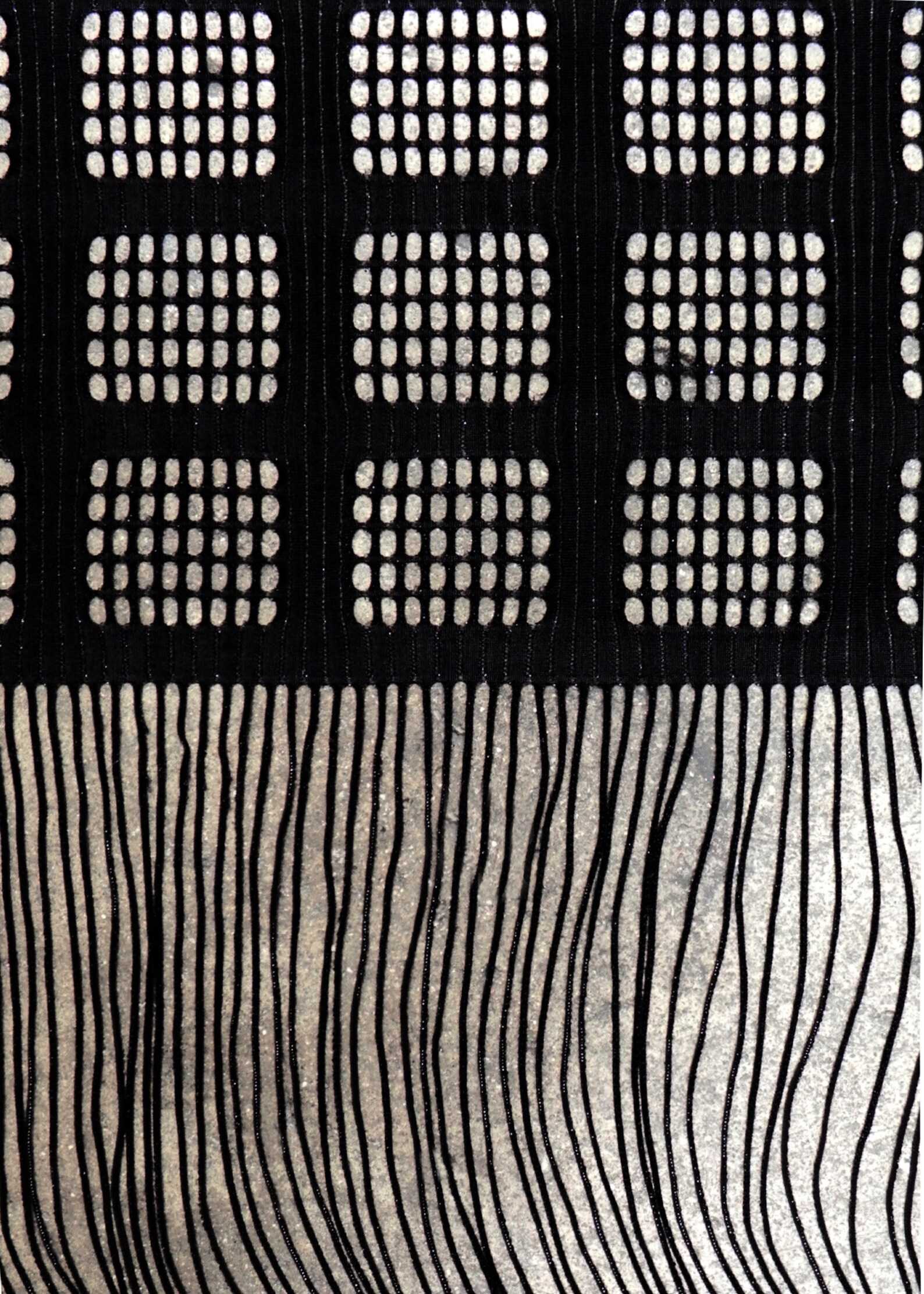 Lace Square Open Design With Border Fringe Polyester Spandex | Etsy