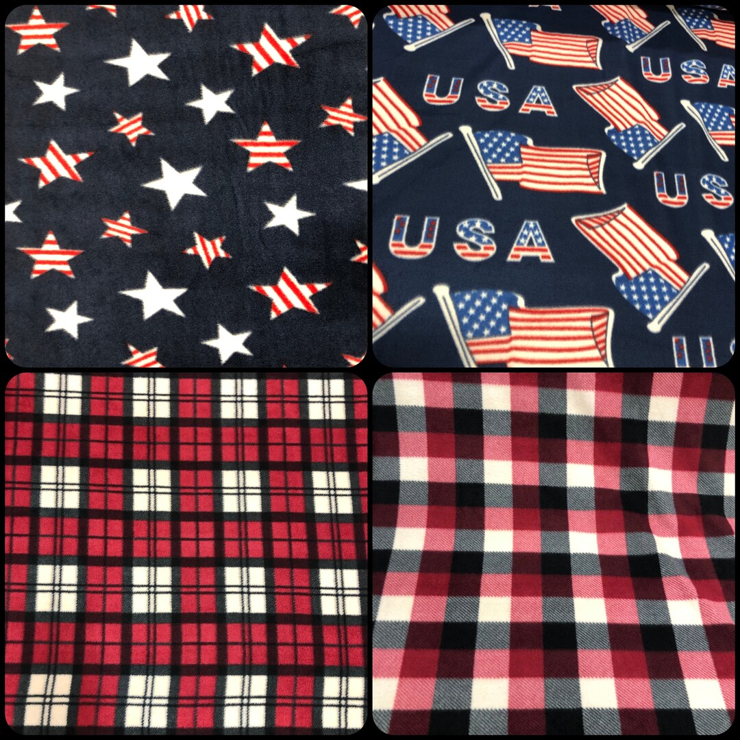 Assorted Prints Fleece Fabric by the Yard - Etsy