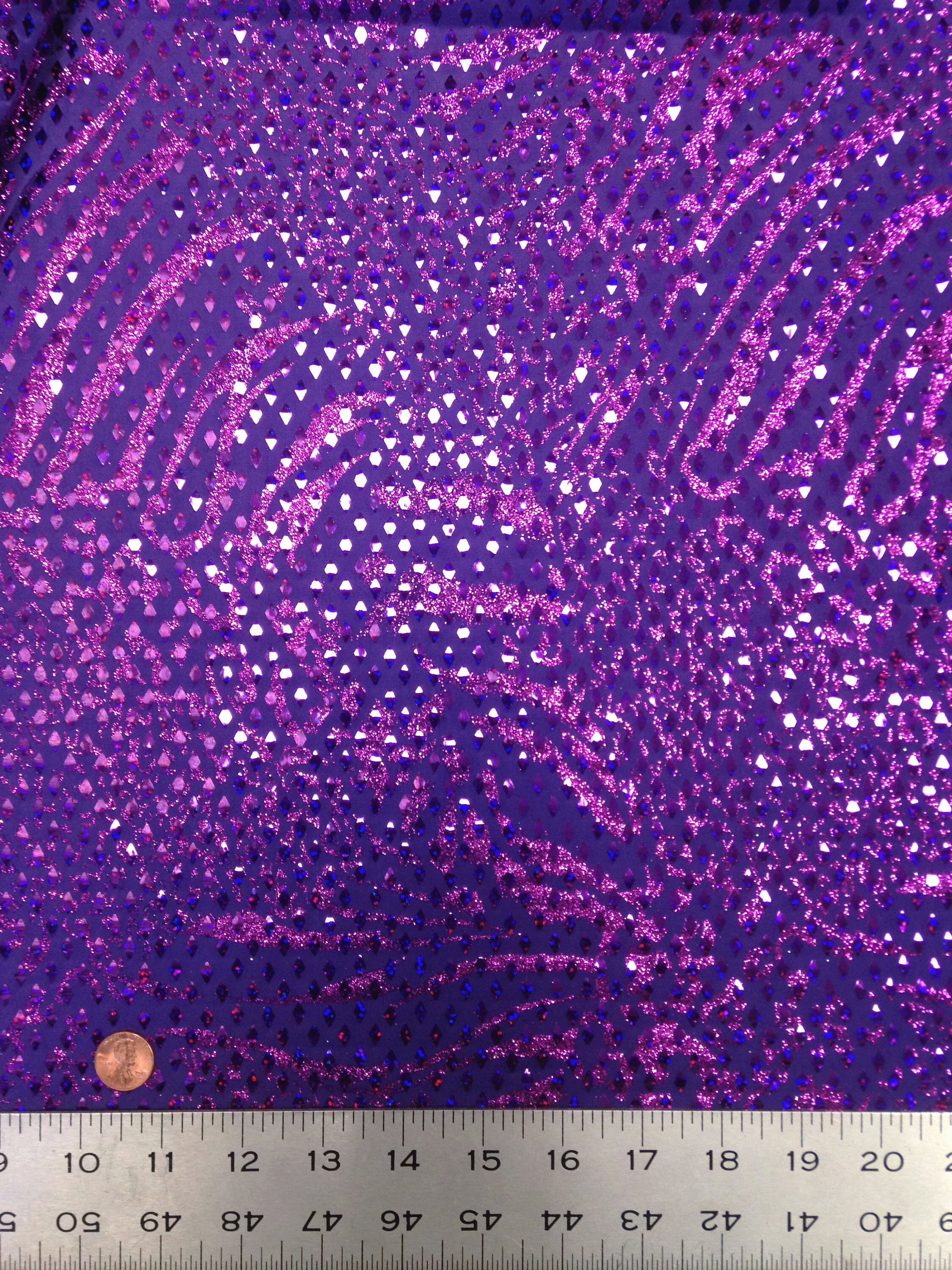 Shiny Diamond Faux Sequins & Glitter Waves on Stretch | Etsy