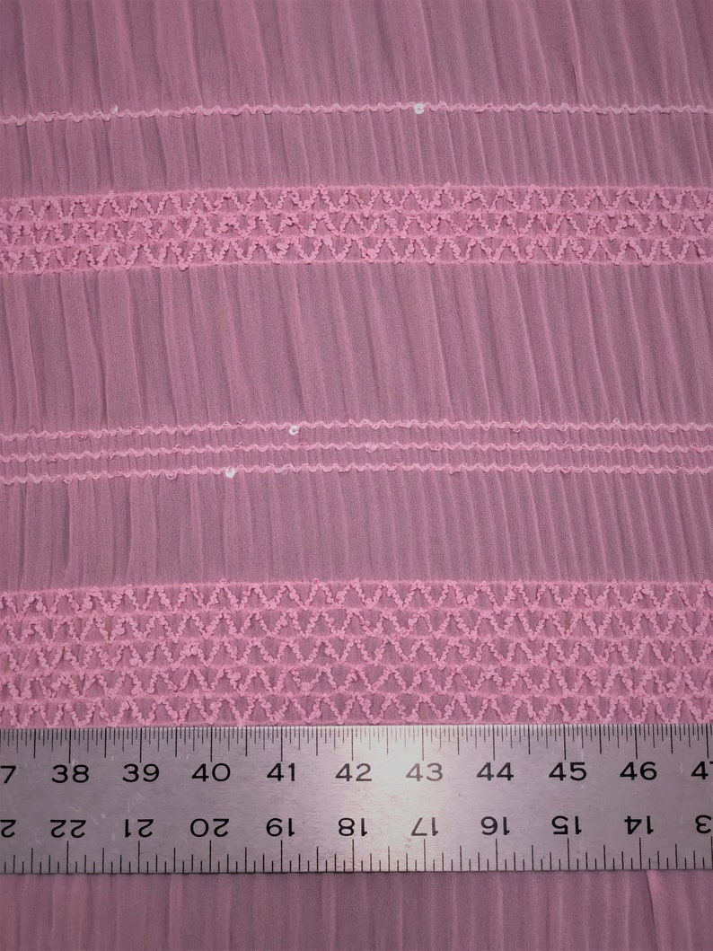 Polyester See Through Non Stretch Crinkle Chiffon With 3mm - Etsy