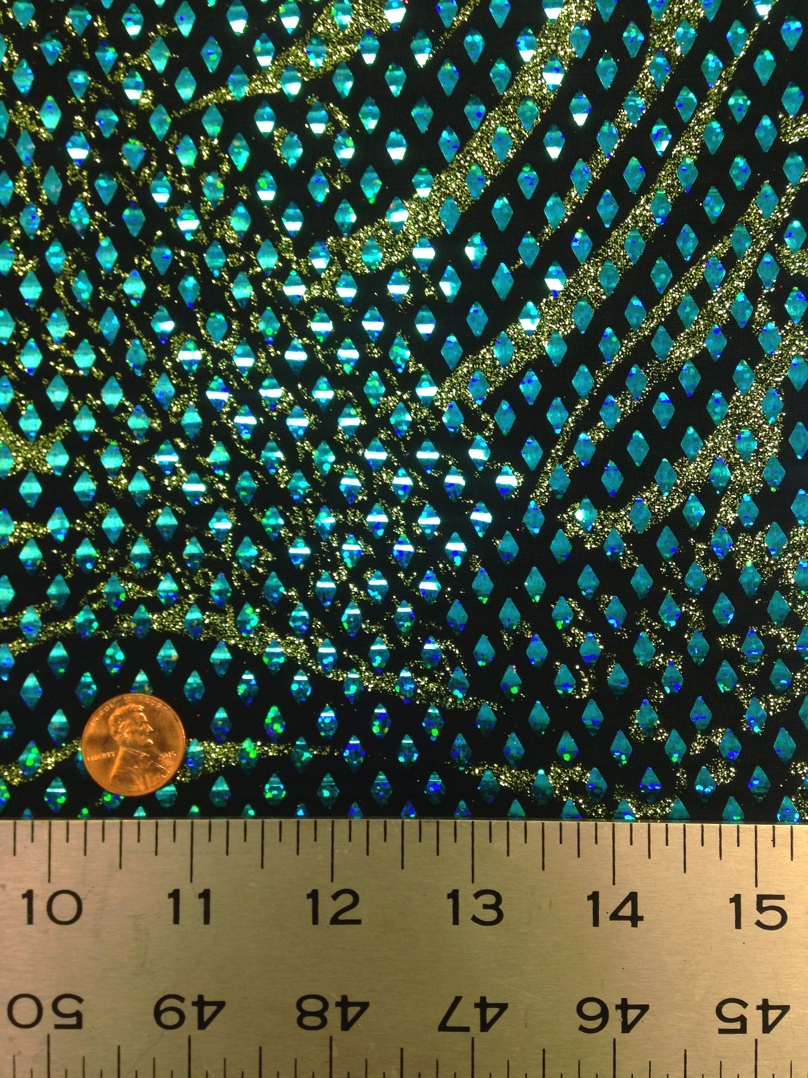 Shiny Diamond Faux Sequins & Glitter Waves on Stretch | Etsy