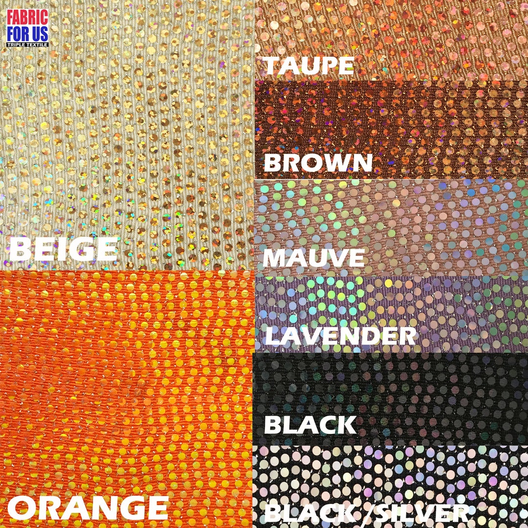 Dots Micro Holographic Trans 8 Colors to Choose From- Fabric for Us by ...