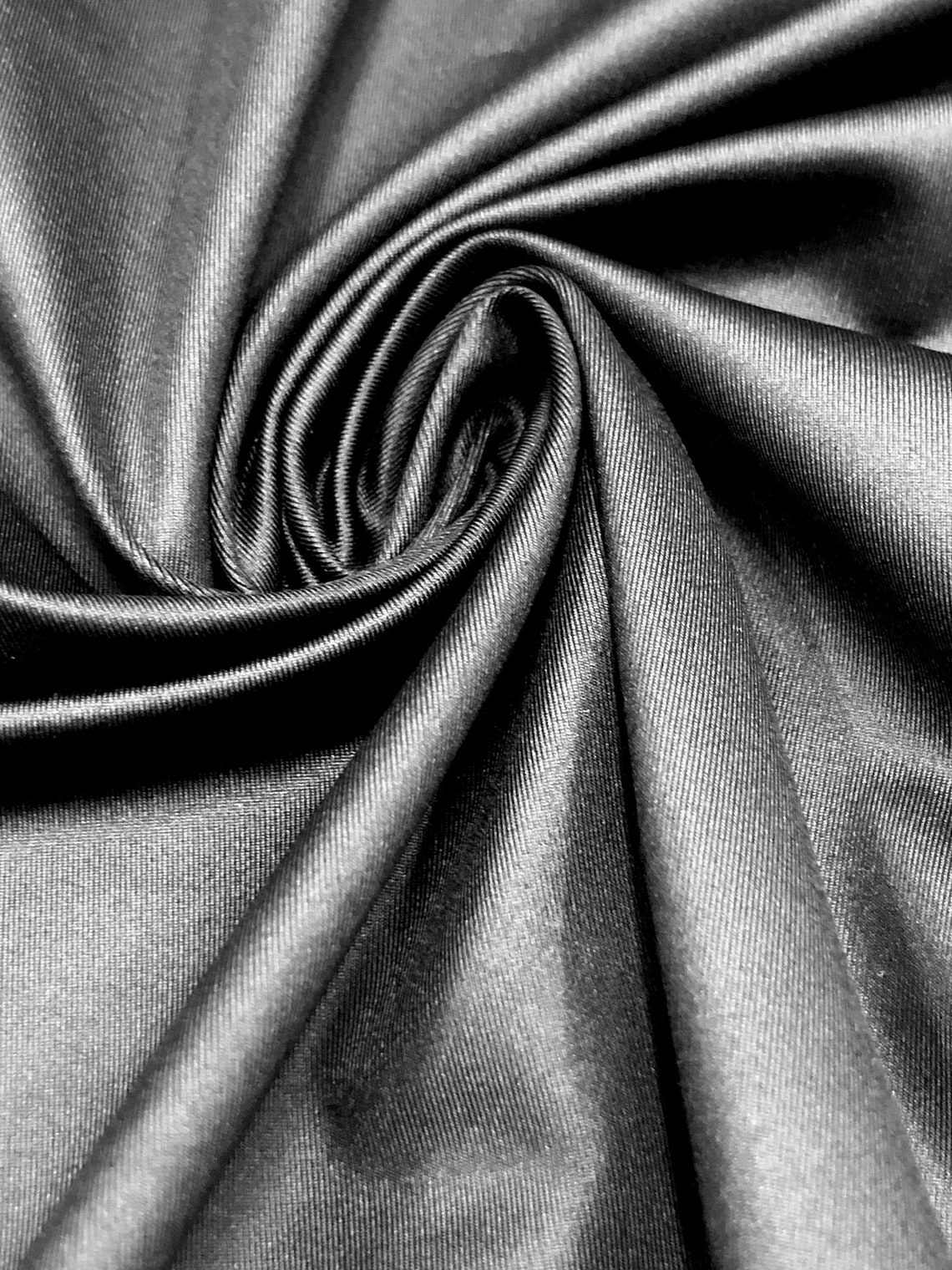 Nylon Solid 4 Ways Stretch With Black Matte Foil Finish Fabric - Etsy