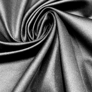 Nylon Solid 4 Ways Stretch With Black Matte Foil Finish Fabric - Etsy