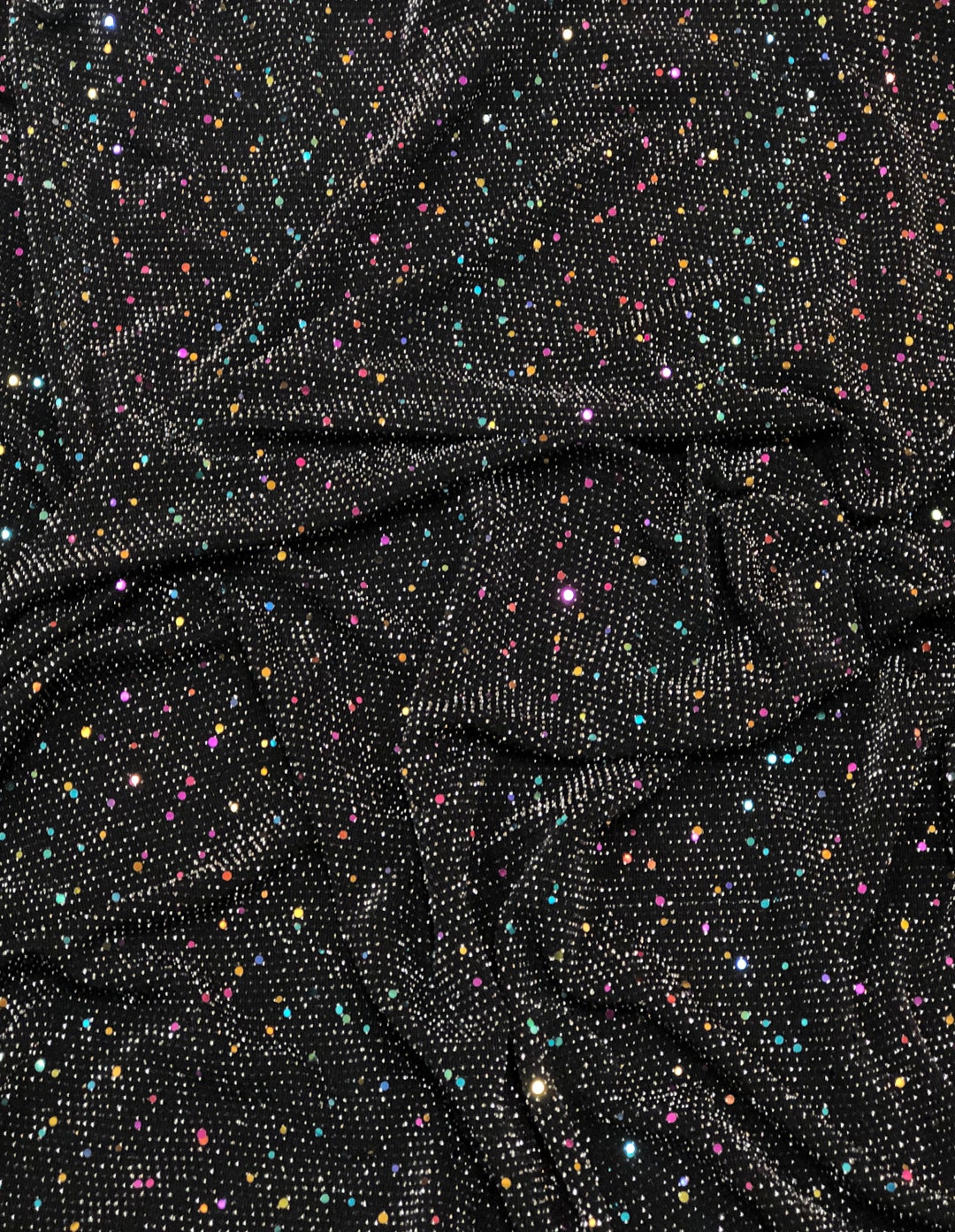 1 & 3mm Multi Color Speckles on Nylon Spandex 4 Ways Stretch Textured ...