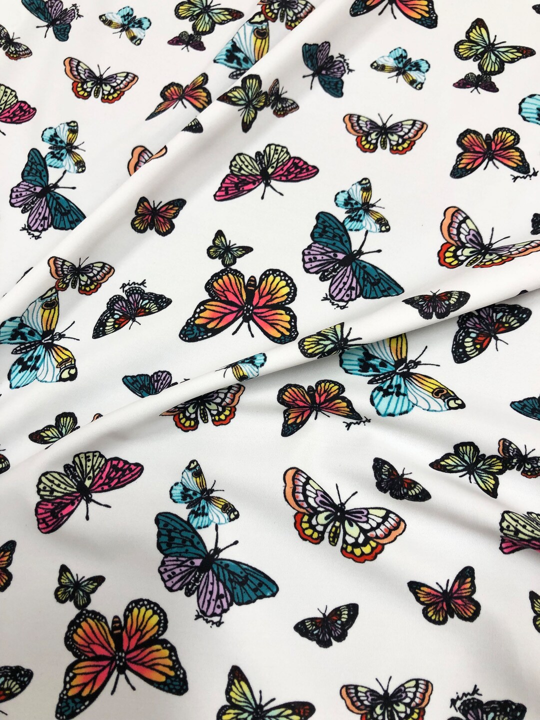 New!! Butterfly Print on 4 Way Stretch Fabric by the Yard or Bulk - Etsy