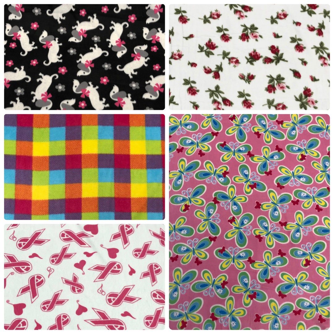 Assorted Anti-pill Fleece Fabric by the Yard - Etsy