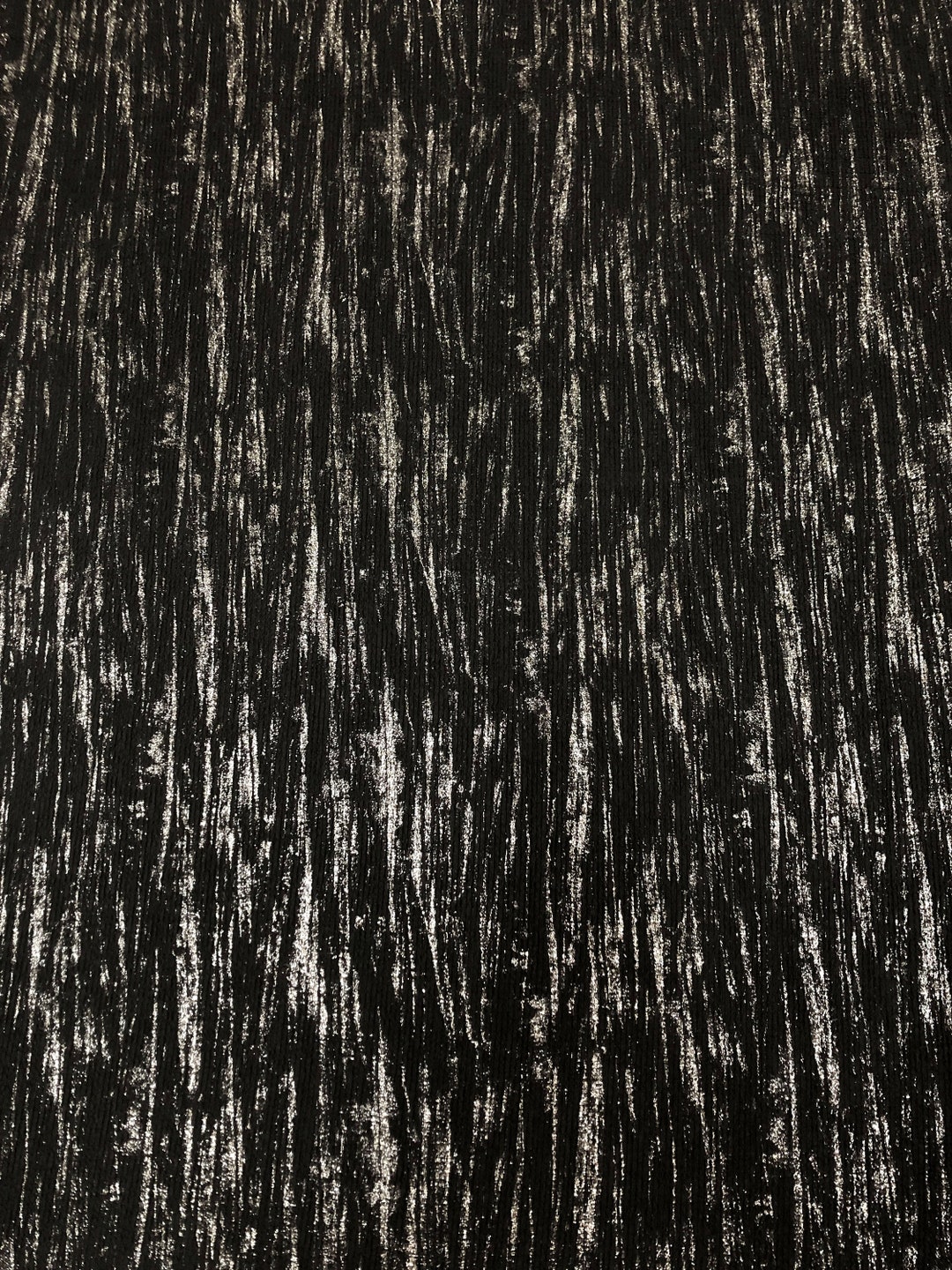 Polyester Spandex 2 Ways Stretch Textured Fukuro With Foil Abstract ...