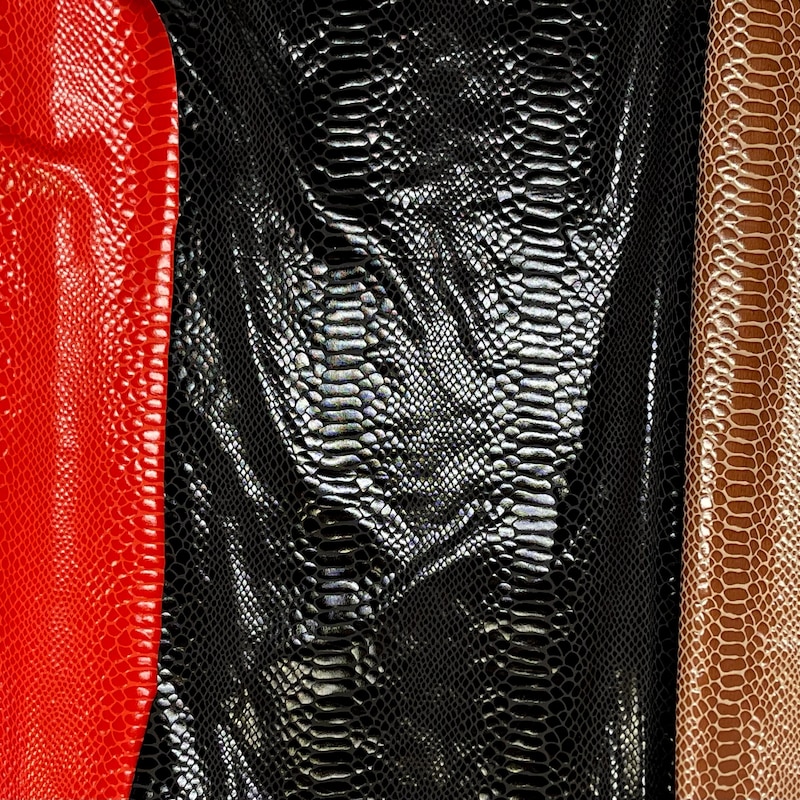 Snake Print Dark Fabric - Etsy