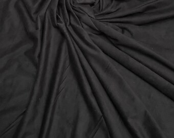 Black Suede Fabric | Etsy