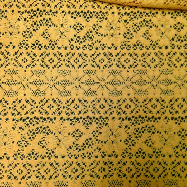 Yellow Lace Fabric - Etsy