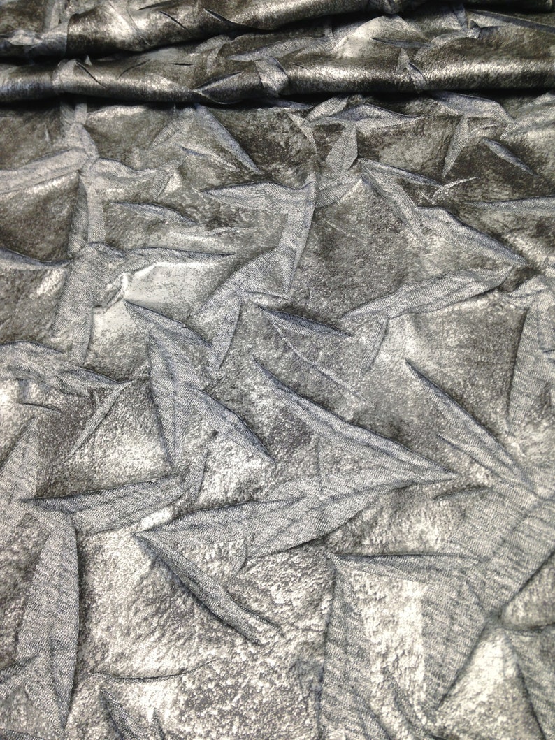 Polyester Spandex 2 Ways Stretch With Crinkle 2 Tone Matte Foil Kamang ...