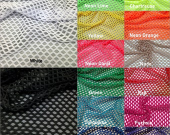 Fabric Green Mesh Polyamide Fishnet Fabric Soft Clothing Fabric Apparel ...