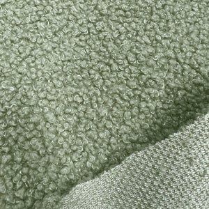 Heavy Polyester Mechanical Stretch Soft Faux Sherpa Fleece Fabric by ...