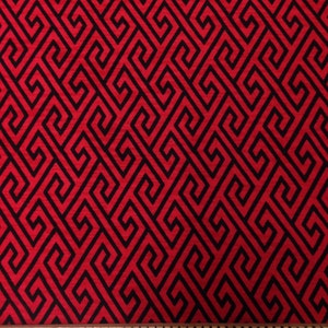 Diamond Geometric Interlocking Pattern on Stretch Bulgari Jersey ...