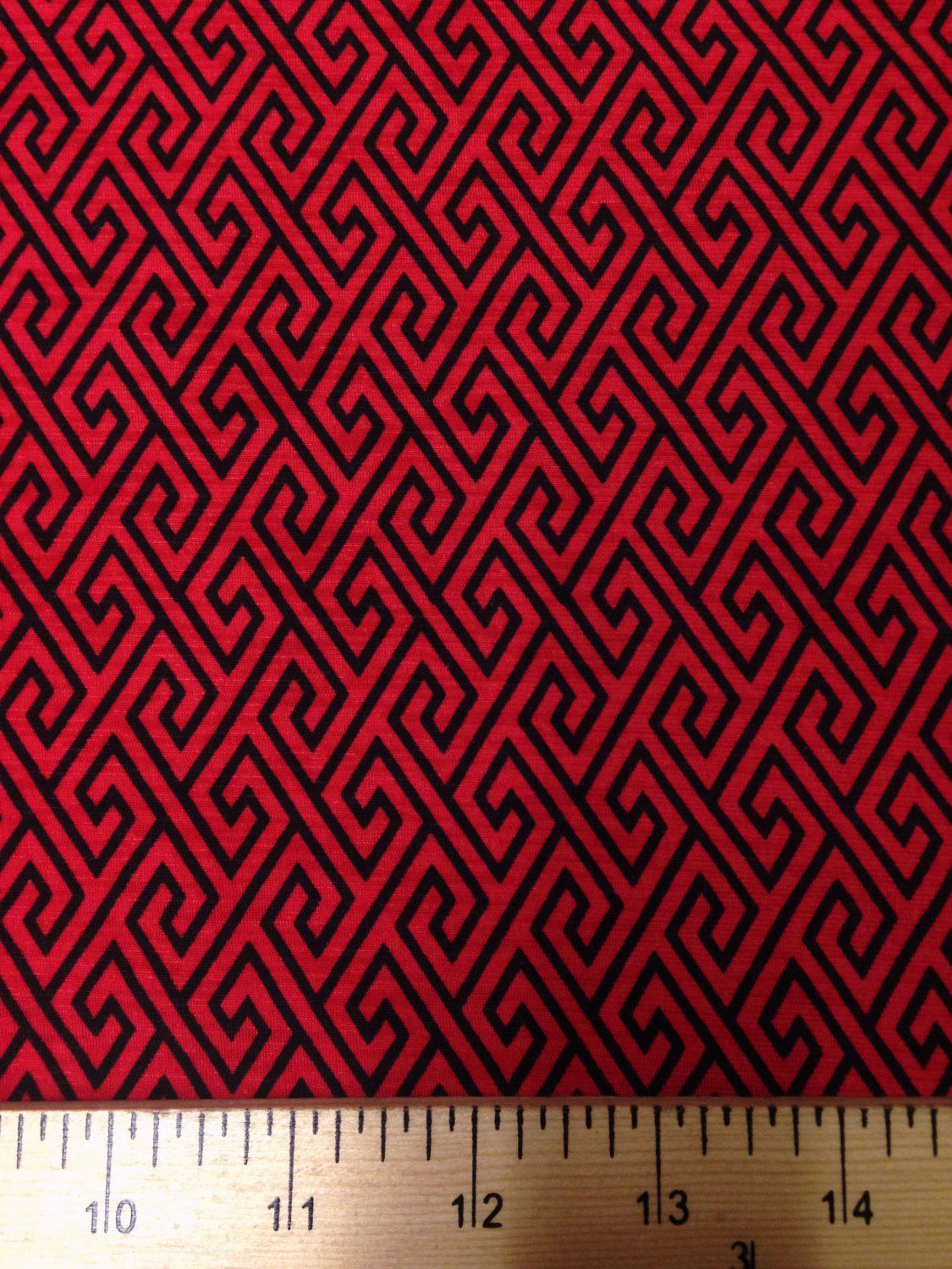 Diamond Geometric Interlocking Pattern on Stretch Bulgari Jersey ...